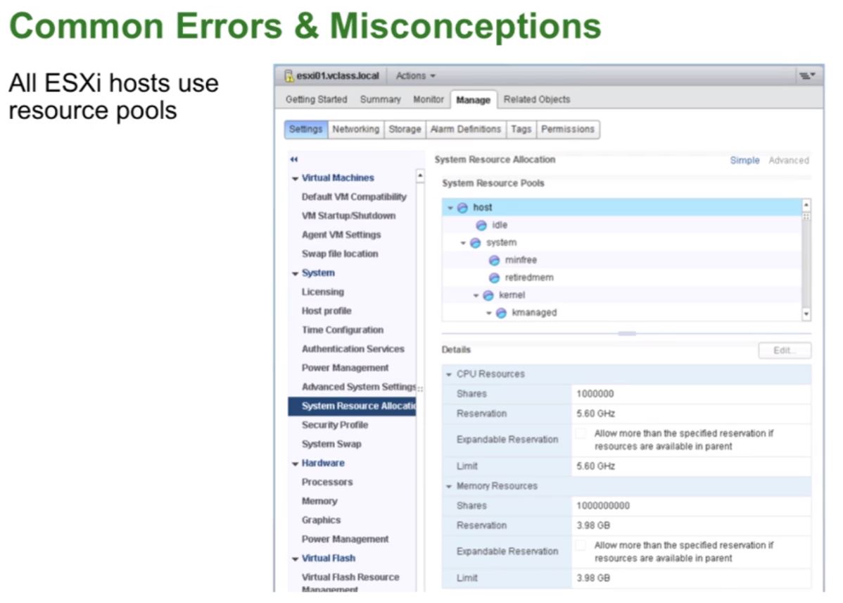 vSphere 6 VCP6–DCV (5) Configuring Advanced/Multilevel Resource Pools - UCP - Hitachi ...
